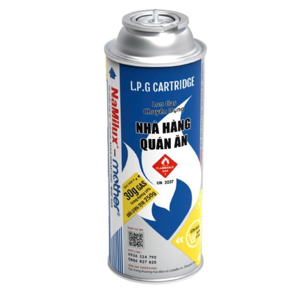 Lon gas mini NaMilux chính hãng - Giá tốt nhất thị trường
